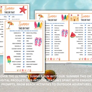 Summer This or That,pool Party Games,summer Games,would You Rather Game ...