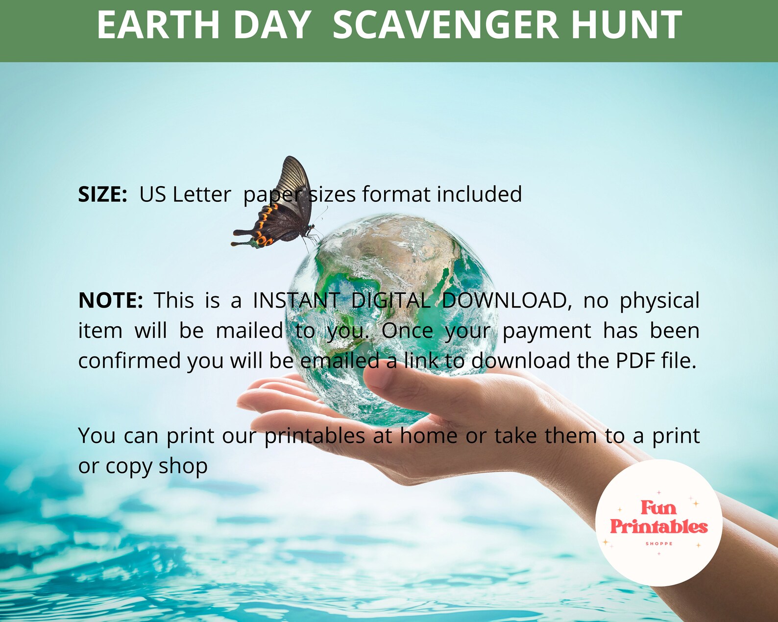Earth Day Scavenger Hunt Game,spring Games,earth Day Activities, Adults ...