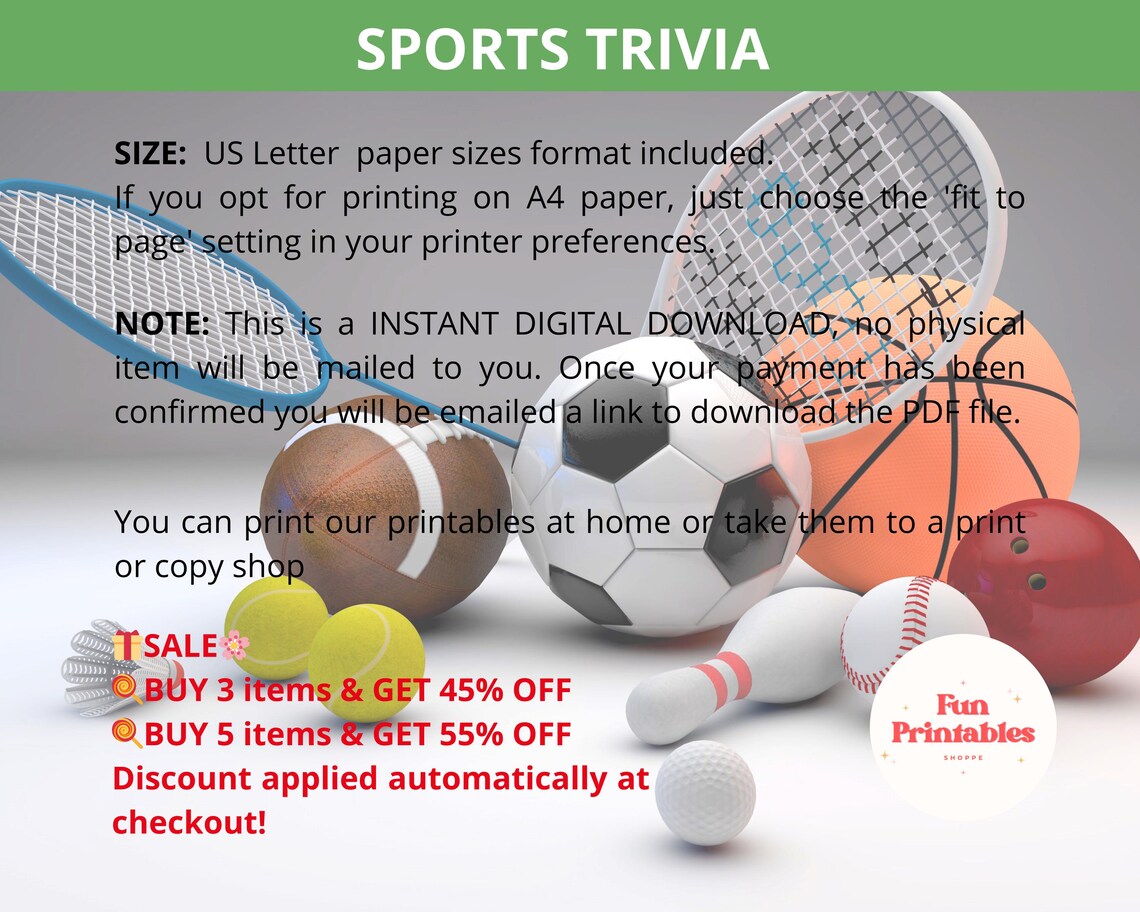 Sports Trivia Game,sports Theme Trivia,basketball Trivia,baseball Quiz ...