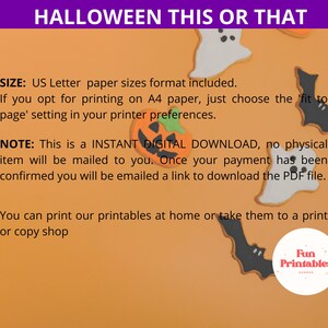 Halloween Would You Rather,halloween This or That Game,halloween Party ...