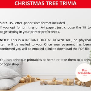 Christmas Tree Trivia,christmas Trivia,christmas Tree Quiz,holiday ...