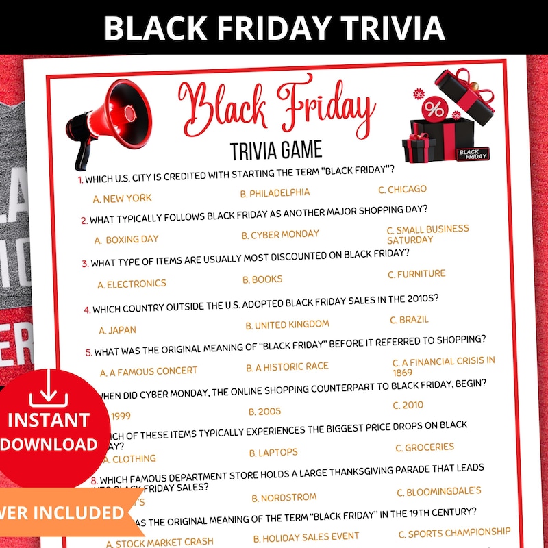 Games for Black Friday - Etsy