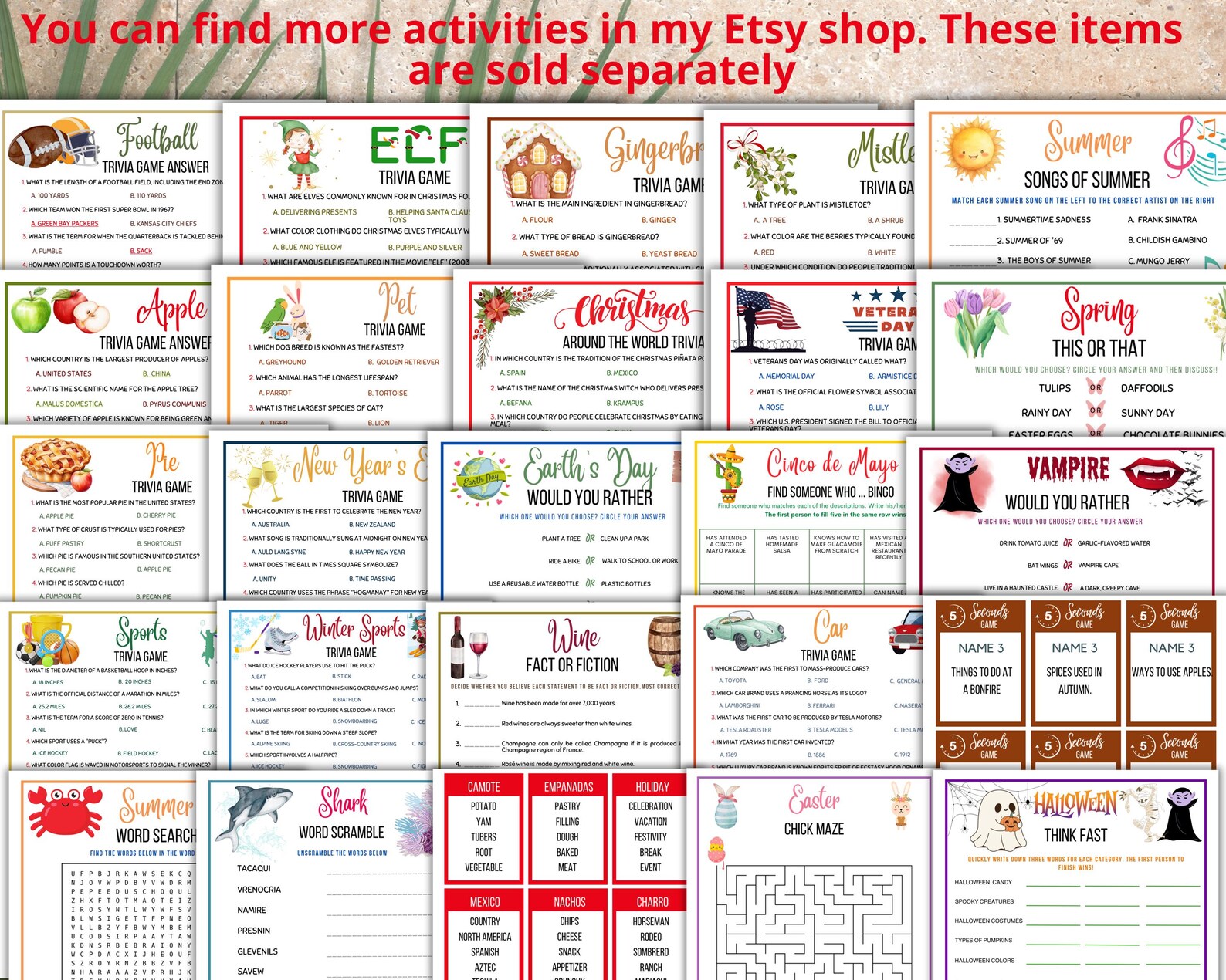 Palm Sunday Trivia,easter Story Trivia Game,holy Week Trivia,bible ...