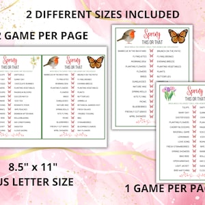 Spring This or That, Would You Rather Spring, Family Reunion Games, Ice ...