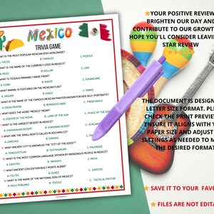 Mexico Trivia Game,mexican History Questions,mexico Quiz,mexican ...