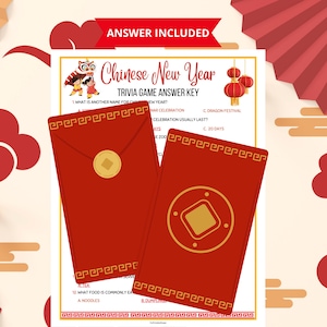 Chinese New Year Trivia,lunar New Year Activity,cny Quiz Game,chinese ...
