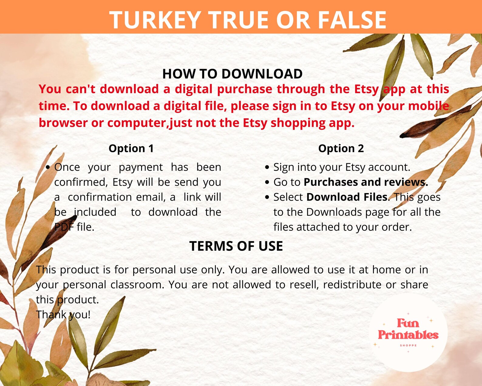 Turkey Day Quiz,thanksgiving Turkey Game,thanksgiving Fact or Fiction ...