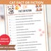 Cat Trivia,cat Fact or Fiction,cat Party Game,cat Lovers,true or False ...