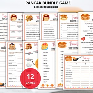 Pancake Trivia Game,pancake Day Game,pancake Quiz,pancake Party Games ...