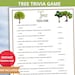 Tree Trivia Game,nature Trivia,tree Quiz,teen Party Games,plant Trivia ...