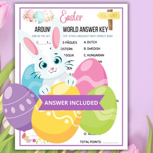 Easter Around the World, Easter Words, Printable Easter Games, Easter ...