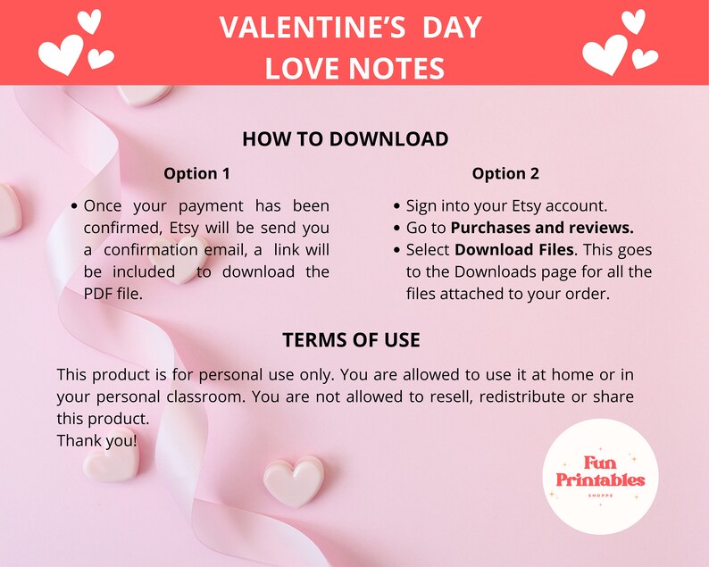 Printable Love Notes, Reasons I Love You, Love Note Box, Romantic Mini ...