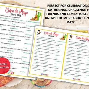 Cinco De Mayo Trivia Game,cinco De Mayo Trivia Questions,cinco De Mayo ...