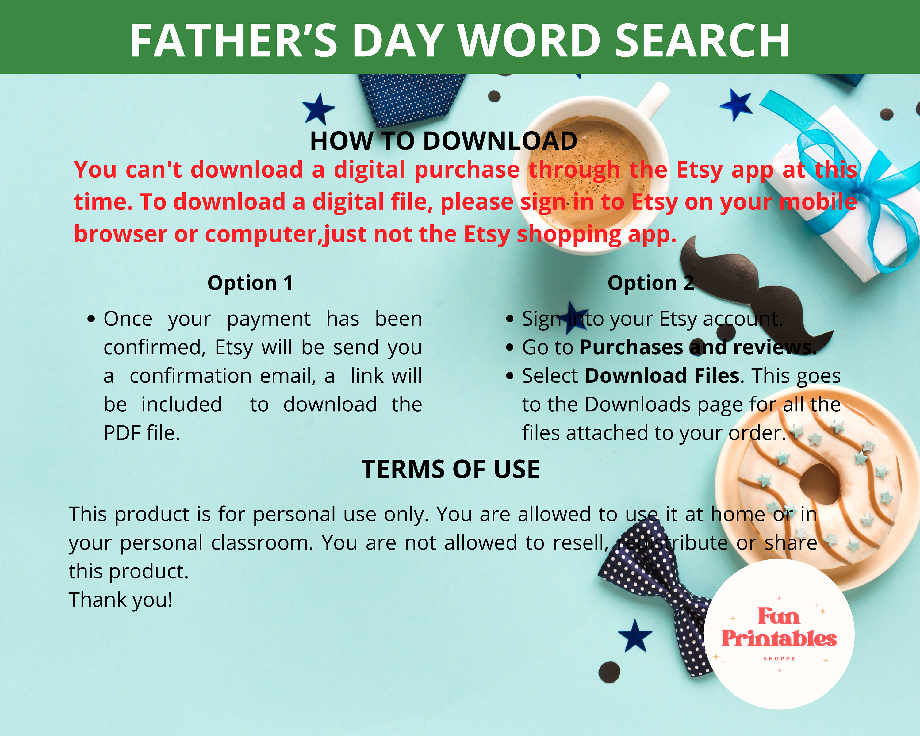 Father's Day Word Search Game,dad Word Search Puzzle,fathers Day Game ...