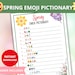 Spring Taboo Game, Spring Printable Game for Family,springtime Game ...