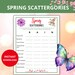 Spring Scattergories,spring Games, Springtime Games,easter Party Games ...