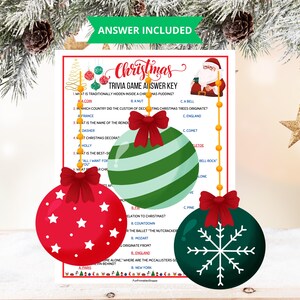 Christmas Trivia Game,holiday Trivia Questions,fun Christmas Quiz ...