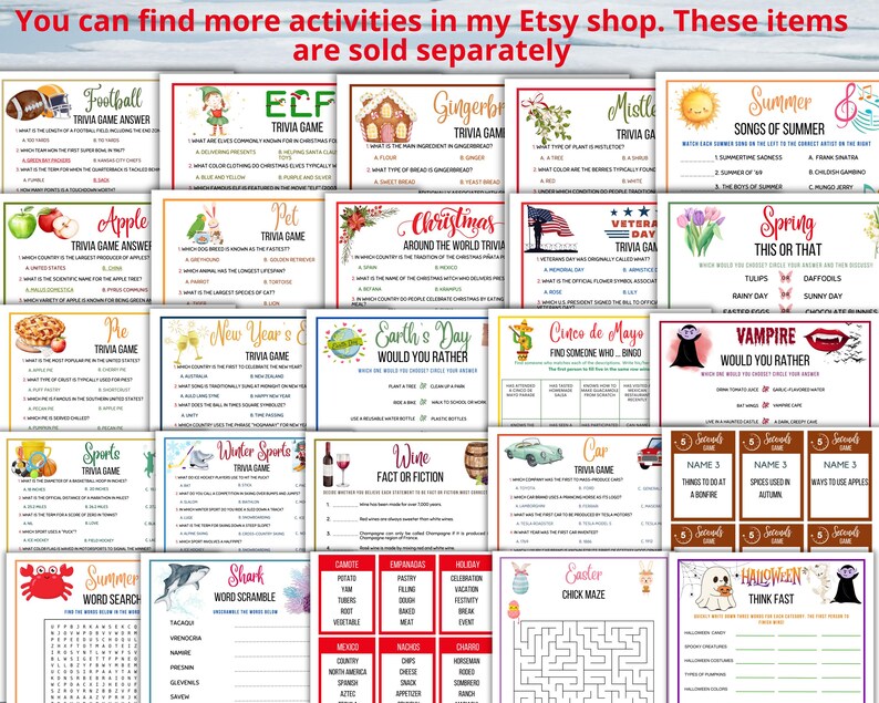 Soup Trivia Game,food Trivia,soup Cook-off Game,foodie Trivia,soup Fact ...