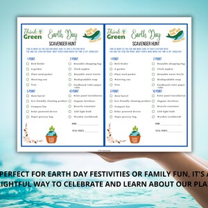 Earth Day Scavenger Hunt Game,spring Games,earth Day Activities, Adults ...