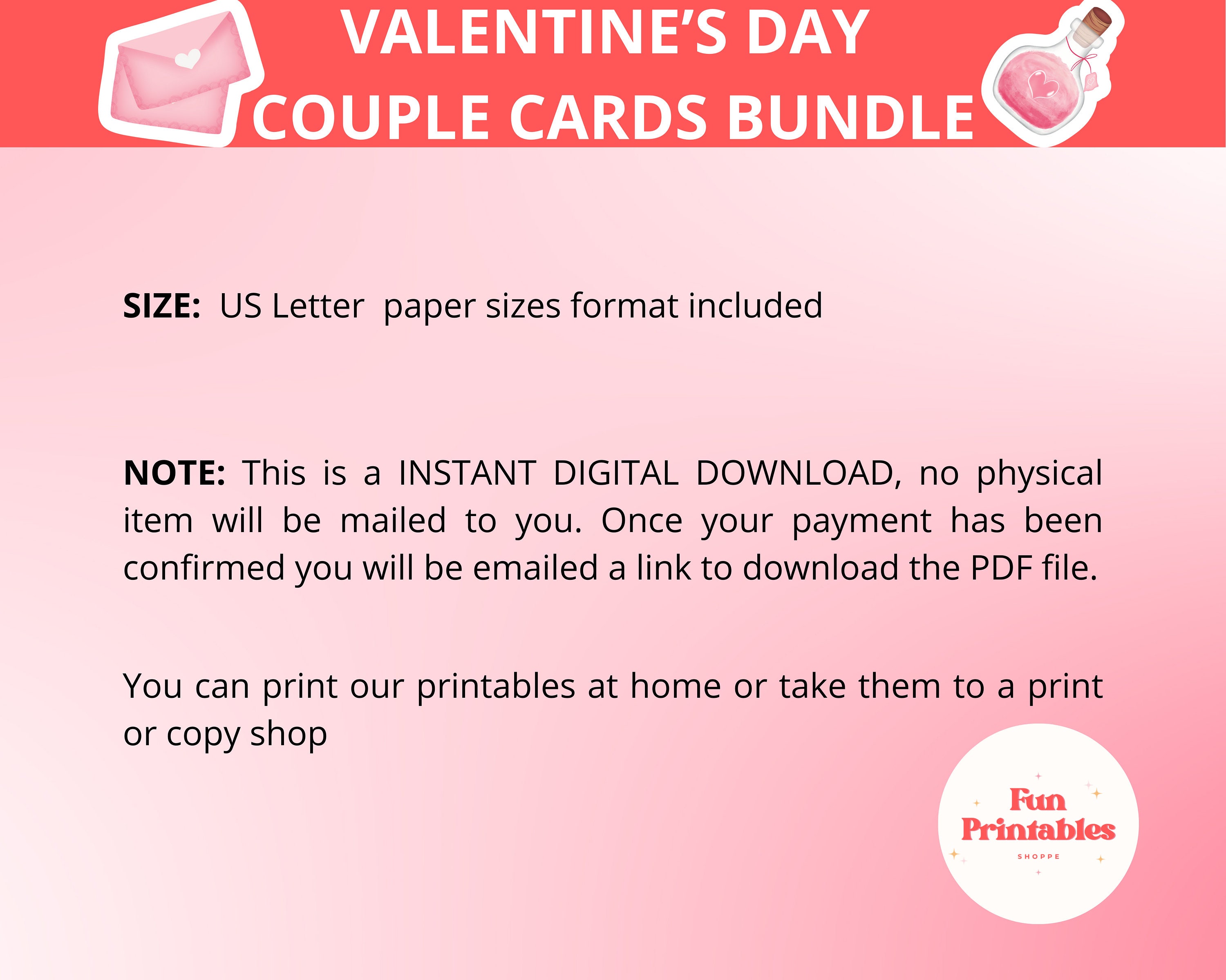 Couples Cards Bundle, Printable Love Notes, Reasons I Love You,cards ...
