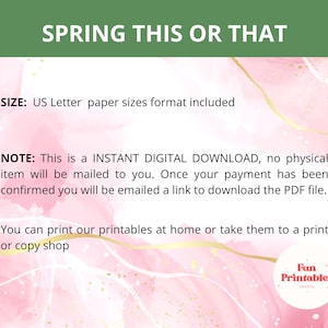 Spring This or That, Would You Rather Spring, Family Reunion Games, Ice ...