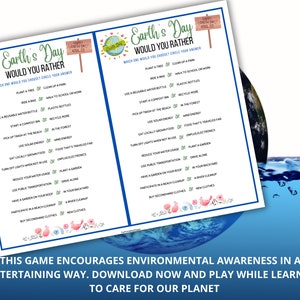 Earth Day Would You Rather Game, This or That Game,earth Day Activity ...