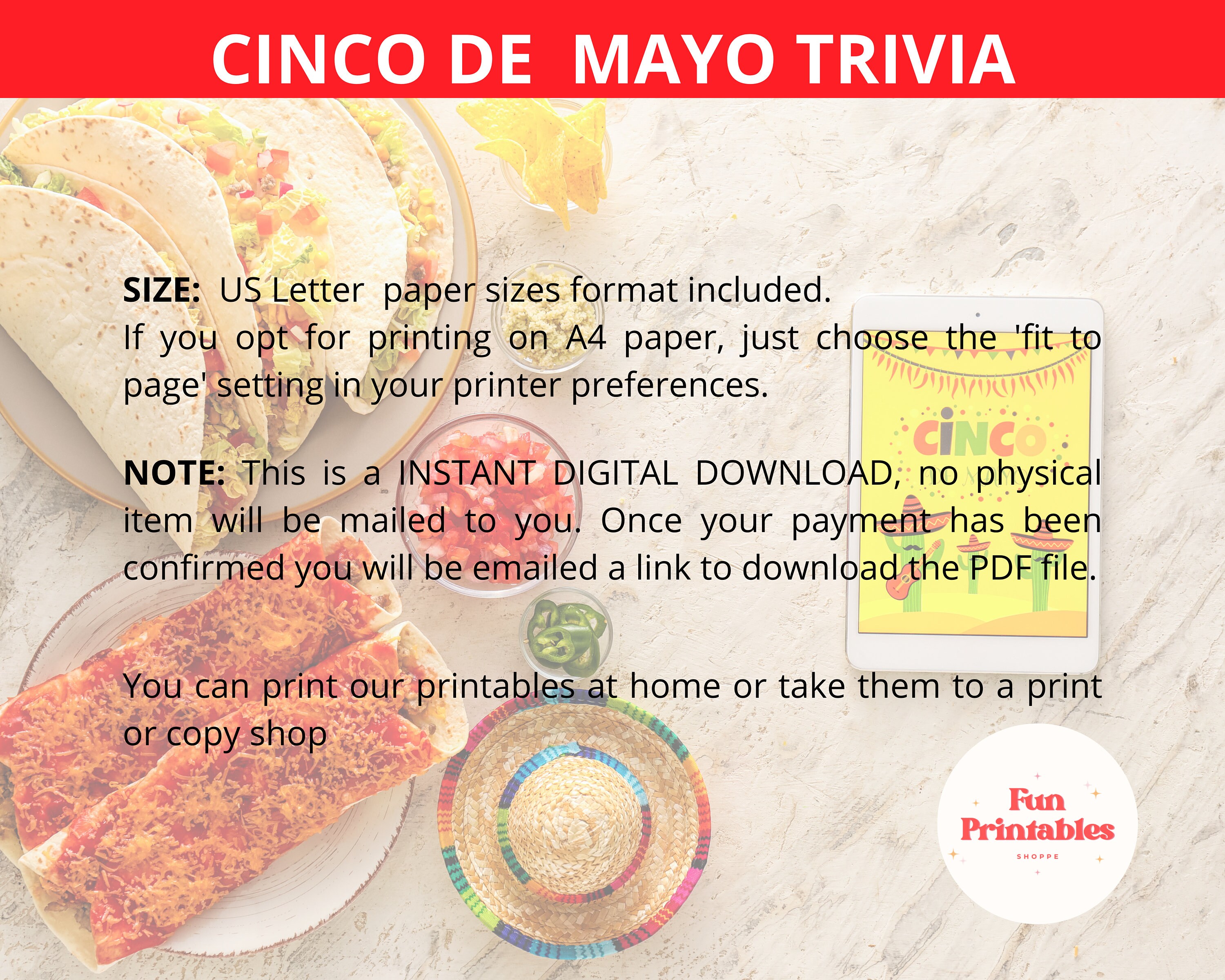 Cinco De Mayo Trivia Game,cinco De Mayo Trivia Questions,cinco De Mayo ...