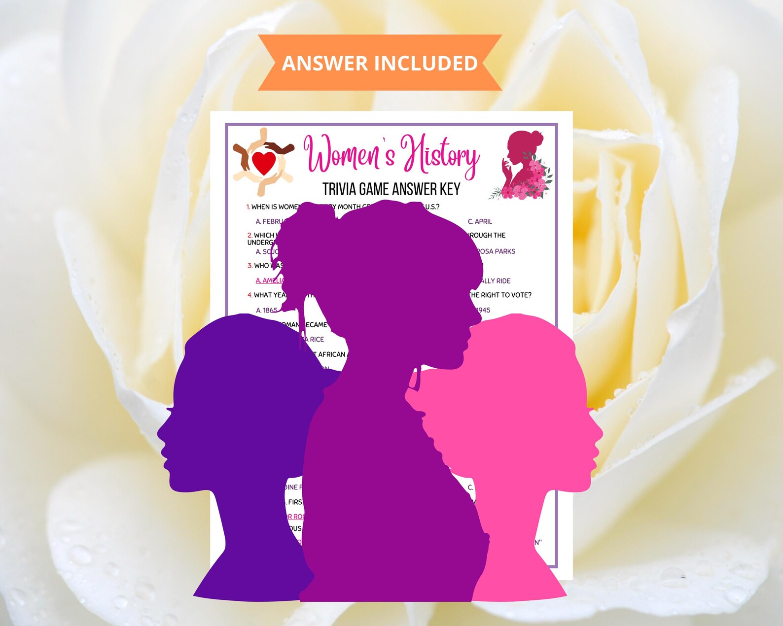 Women's History Month Trivia,international Women's Day Games,famous ...