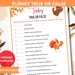 Turkey Day Quiz,thanksgiving Turkey Game,thanksgiving Fact or Fiction ...