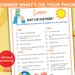 Summer Whats in Your Phone,summer Party Game,phone Game,pool Party ...