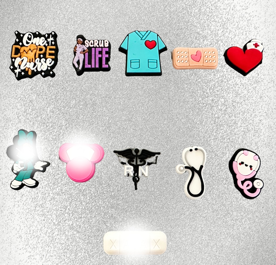 Nursing Nurse Medical Scrubs Stethoscope Band-aid Saving Lives Heart ...