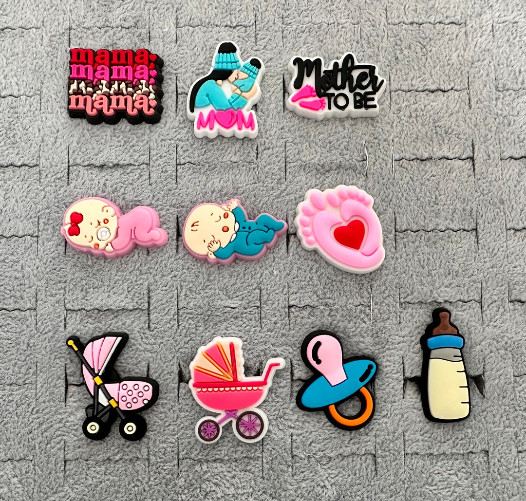 Mama Mother Baby Pregnant Pregnancy Bottle Pacifier Stroller Footprint ...