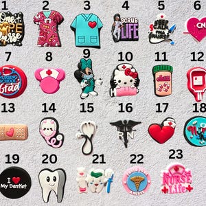 Nursing Nurse Medical Scrubs Stethoscope Band-aid CNA Dentist Teeth RN ...