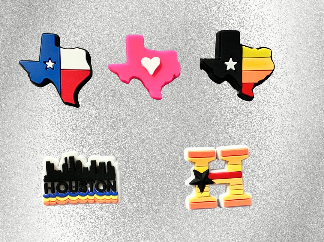 Texas Houston Red White Blue Pink Heart Texans Lone Star State Rodeo ...