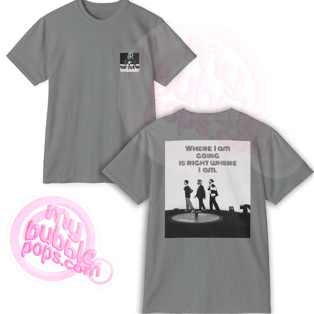 AJR the Maybe Man TMM Inertia 2024 Tour Unisex Garment-dyed Pocket T ...