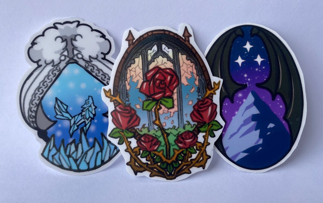 ACOTAR Stickers 3 Pack - Etsy