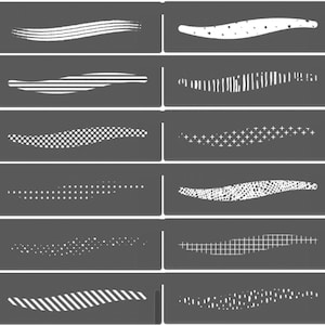 68 Vintage Wood Engraving Brushes for Procreate | Retro Print Texture ...