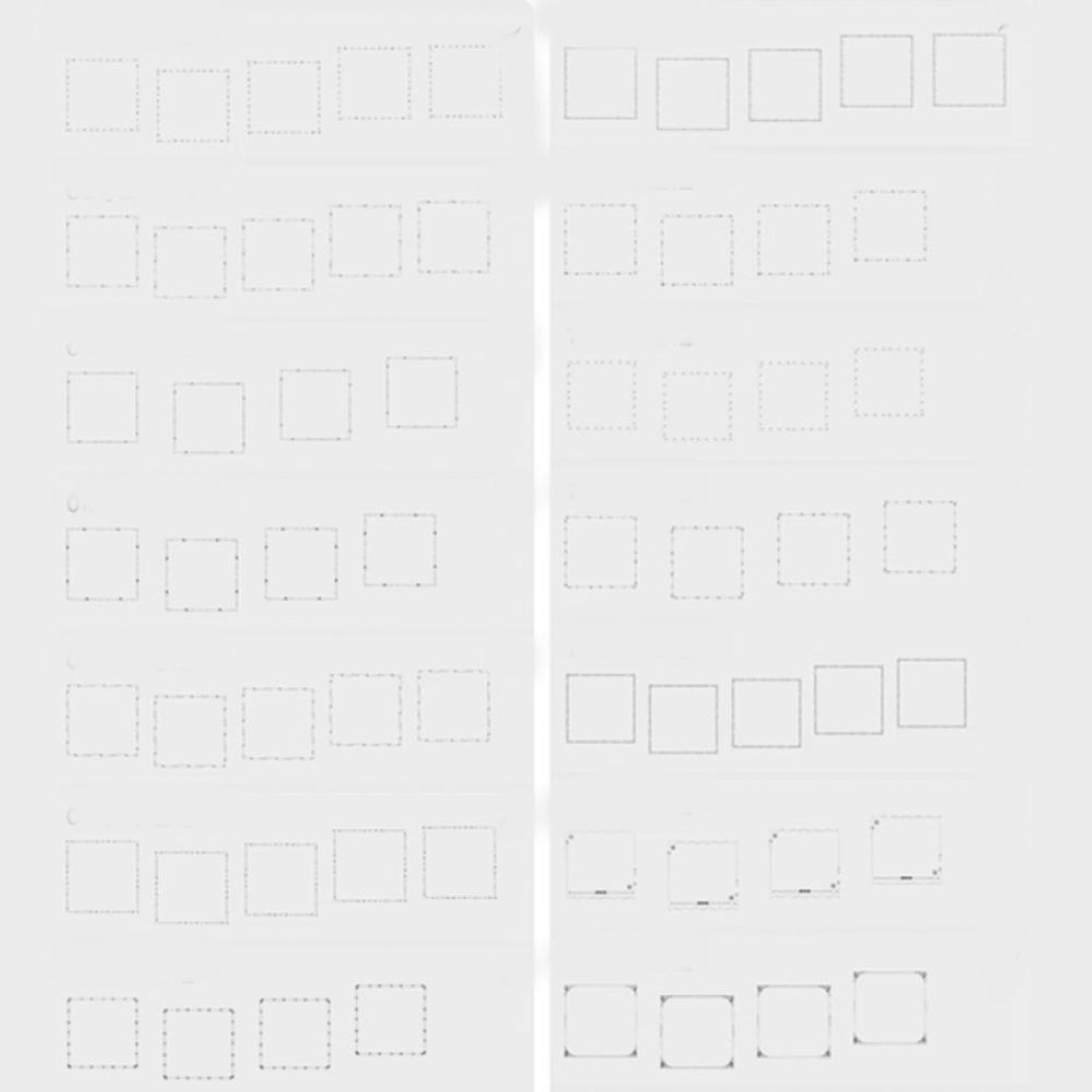 Sweet Cute Borders Procreate PS Brush Set, Watermark Embellishments ...