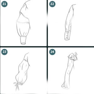 40 Anime Sleeve Line Art Procreate & PS Brushes| Apparel, Clothing ...