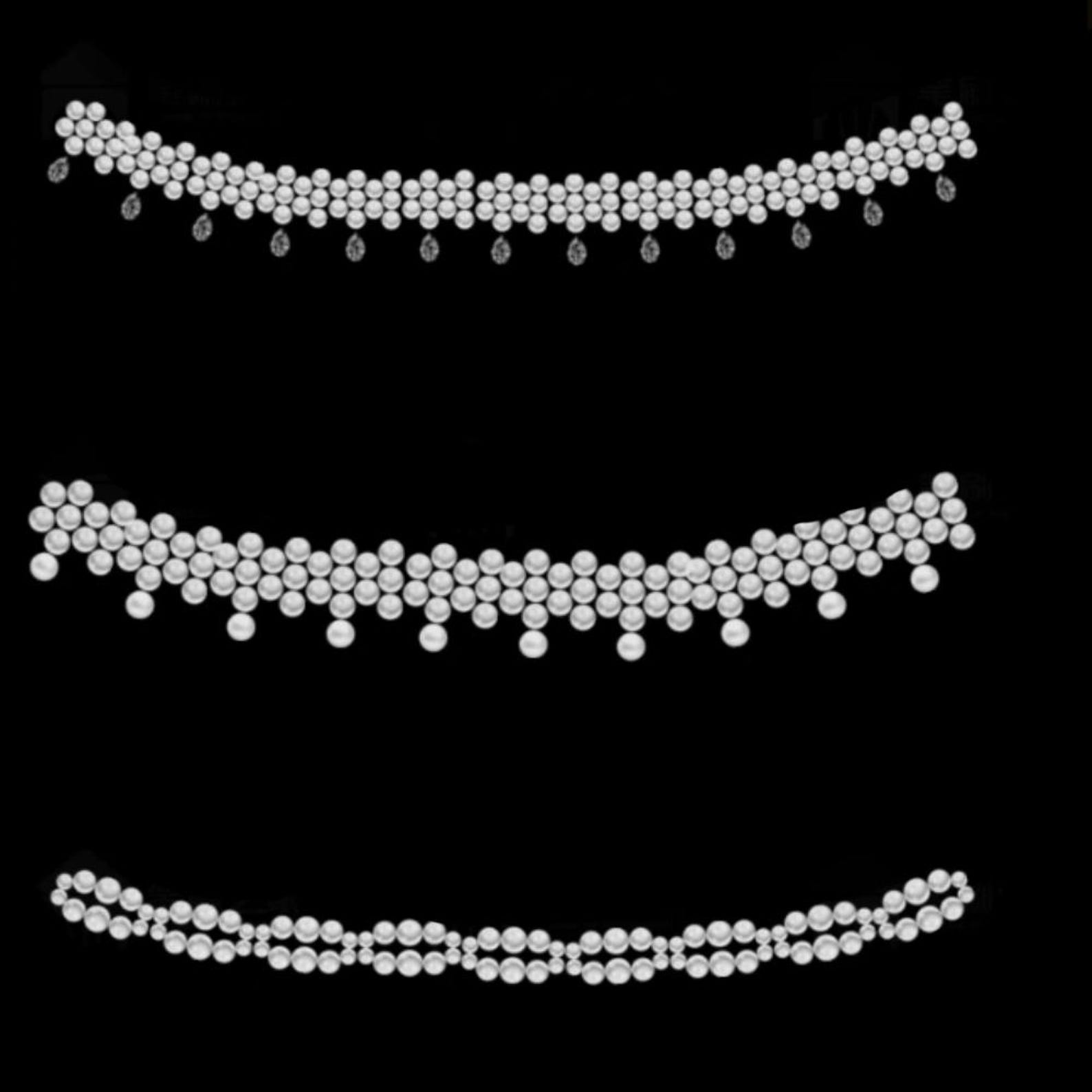 Pearl Jewelry Procreate Brushes & PS , Diamond, Gold Chains, Gemstones ...