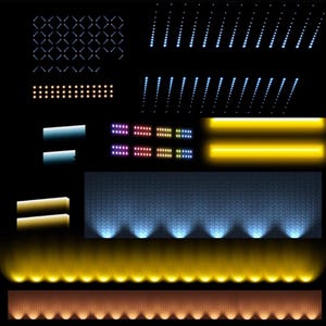 180+ Light Effects Procreate & PS Brush: Starlight Glows, Cross Flare ...