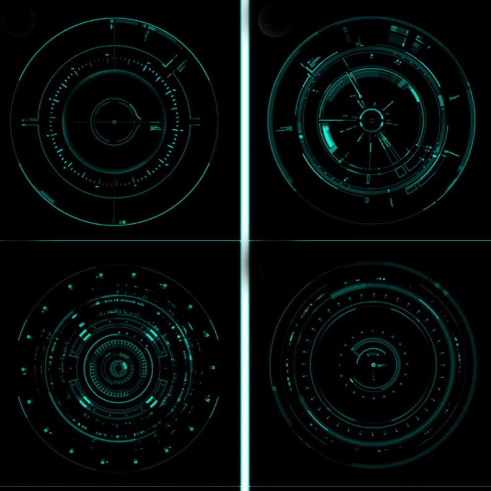 40 Cyberpunk Tech Elements Procreate Stamp | Futuristic Mechs ...