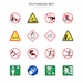 Custom Safety Signages Bundle, Printable Safety Signage, Warning Sign ...