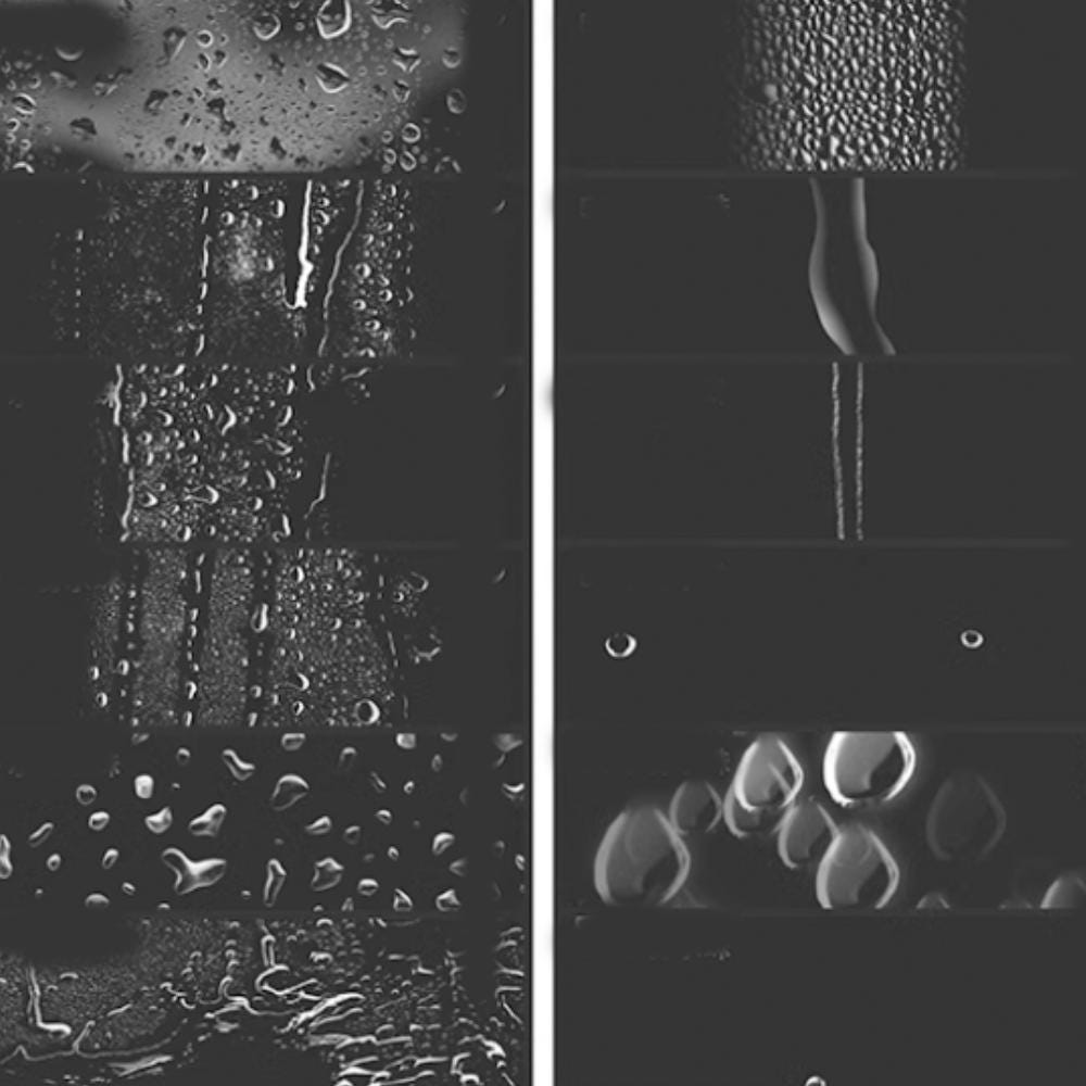 Realistic Glass Effect Brushes, Water Mist, Raindrops, Water Droplets, Rainy Effects, Studio ...