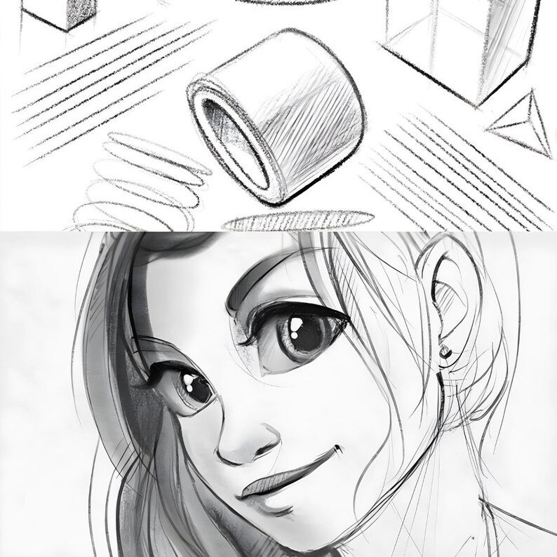 100+ Soft Sketch Brush True Traditional Sketch Brush Set Pencil Lineart ...