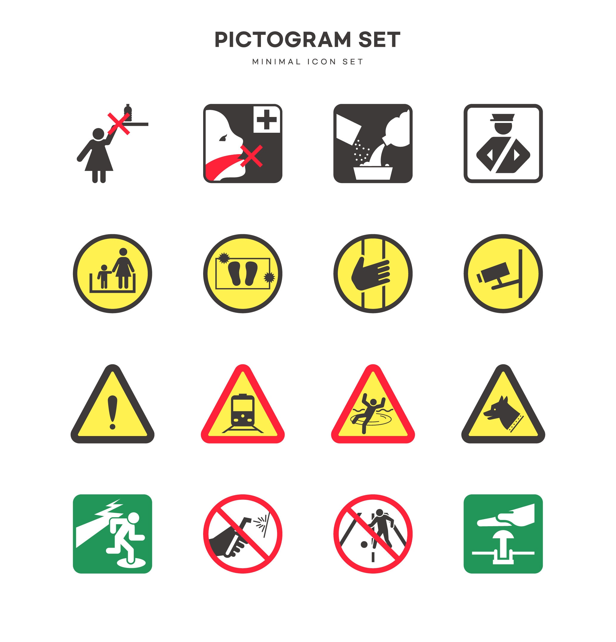 Custom Safety Signages Bundle, Printable Safety Signage, Warning Sign ...