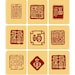 60 Chinese Fu Calligraphy Stamp Stamp for Procreate & PS Traditional Fu ...