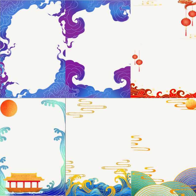 75+ Oriental Style Poster Frame Chinese New Year Traditional Style ...