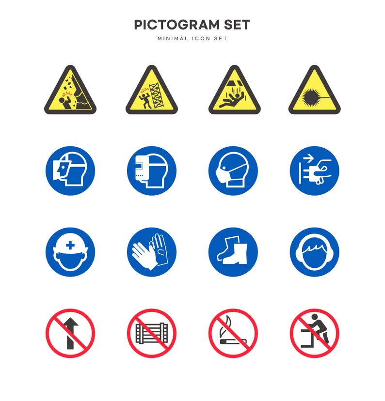 Custom Safety Signages Bundle, Printable Safety Signage, Warning Sign ...
