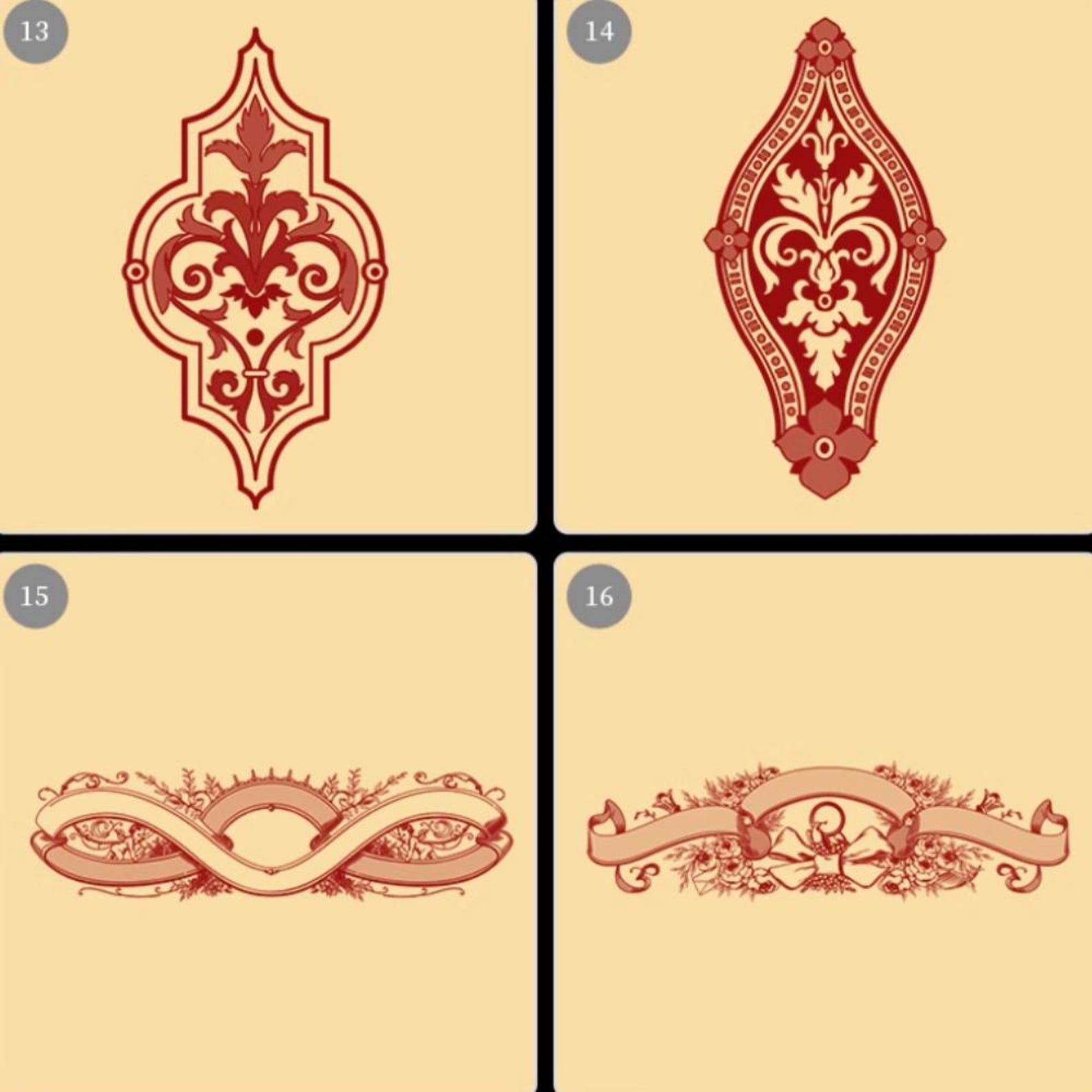 50+ Royal Classical Patterns | Traditional Dunhuang Designs, Decorative ...